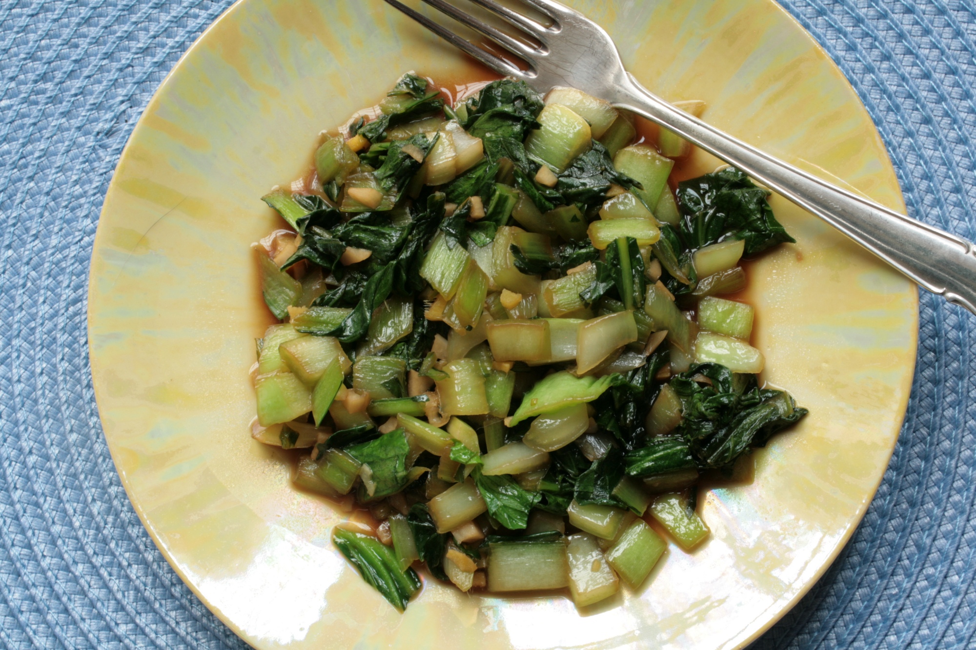 Stir-Fried Bok Choy - Willing Hands
